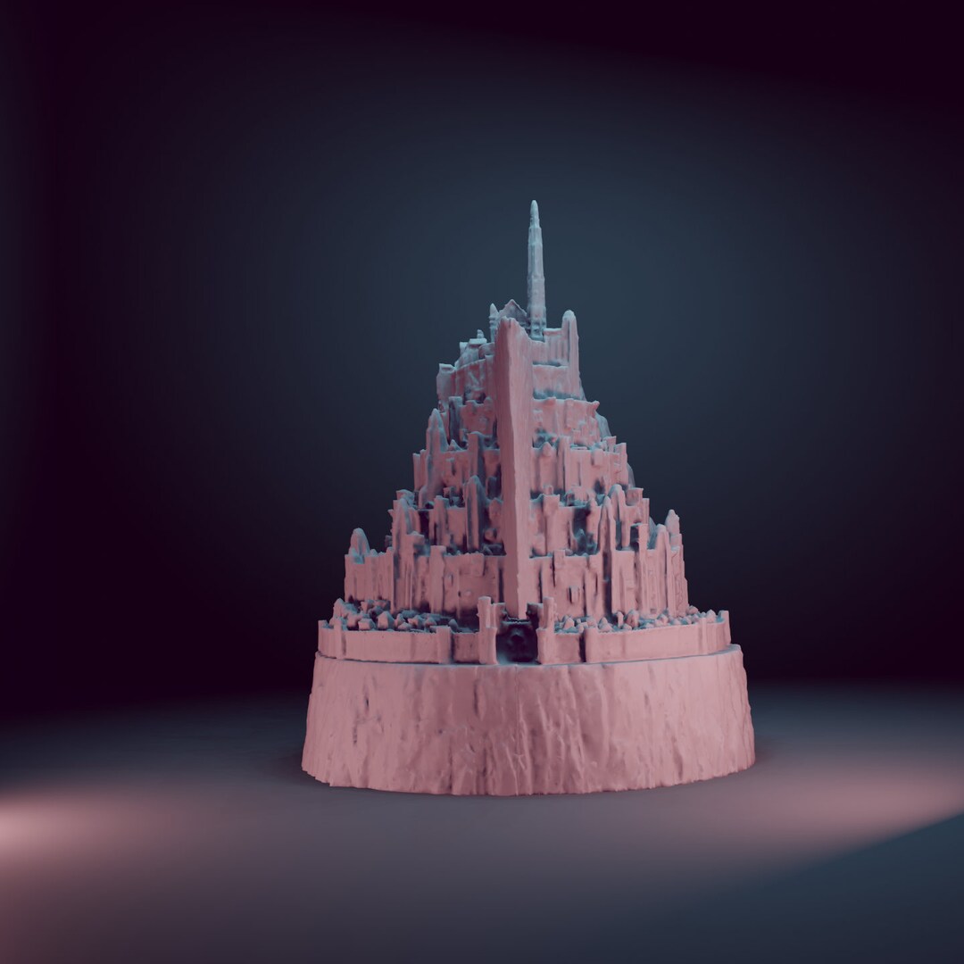 Lord of the Rings Minas Tirith Miniature for Role Play Games Gift ...