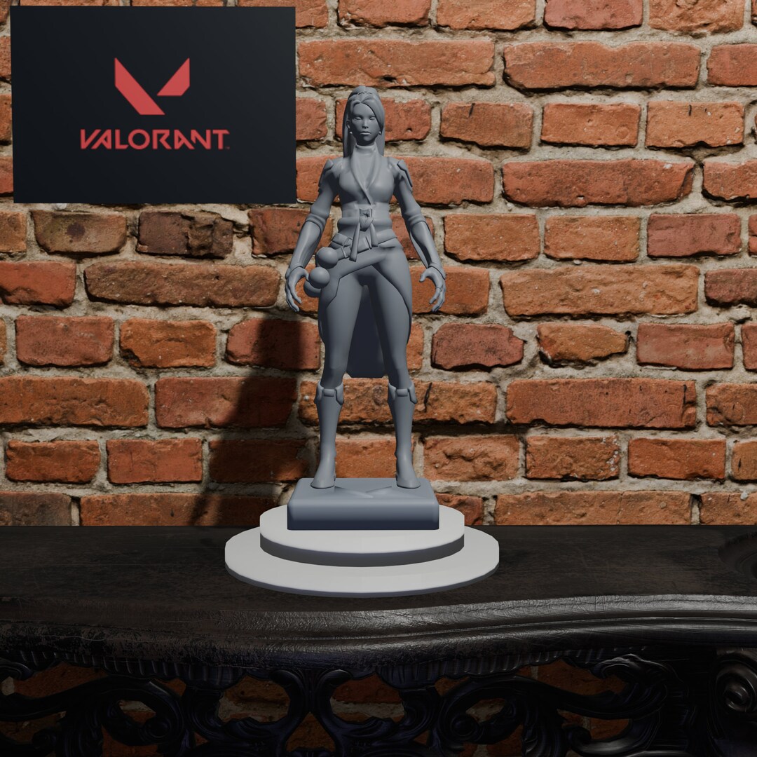 Sage Valorant Figure - 3D Printed Video Games Figurine - Etsy