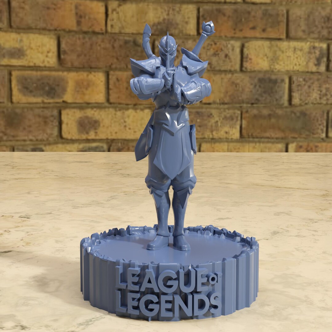 Shen League of Legends Figure, 3D Printed LOL Ninja Champion Statue ...