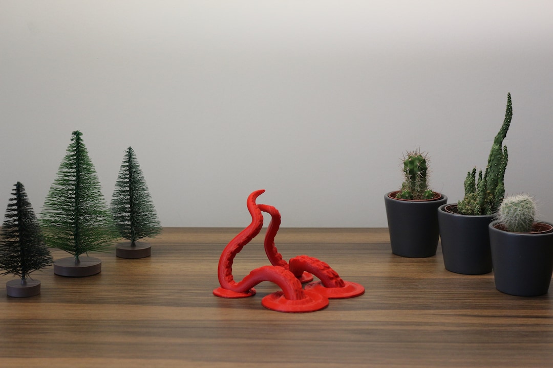 Octopus Phone Holder for Gift - 3D Phone Stand - 3D Printed Octopus ...