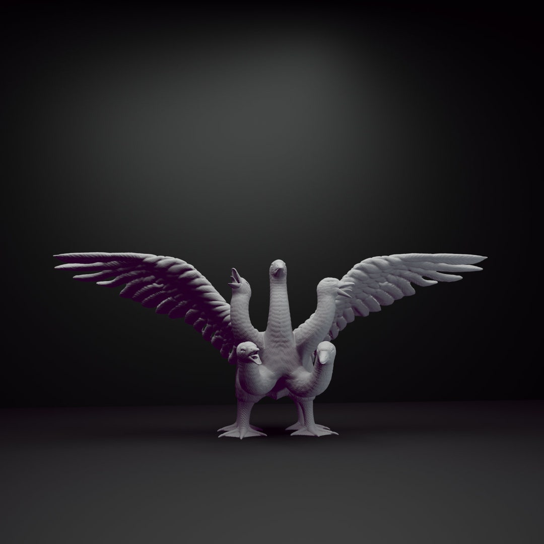 Goose Hydra - 28mm 32mm Tabletop Games Scale - Dungeons and Dragons - D ...