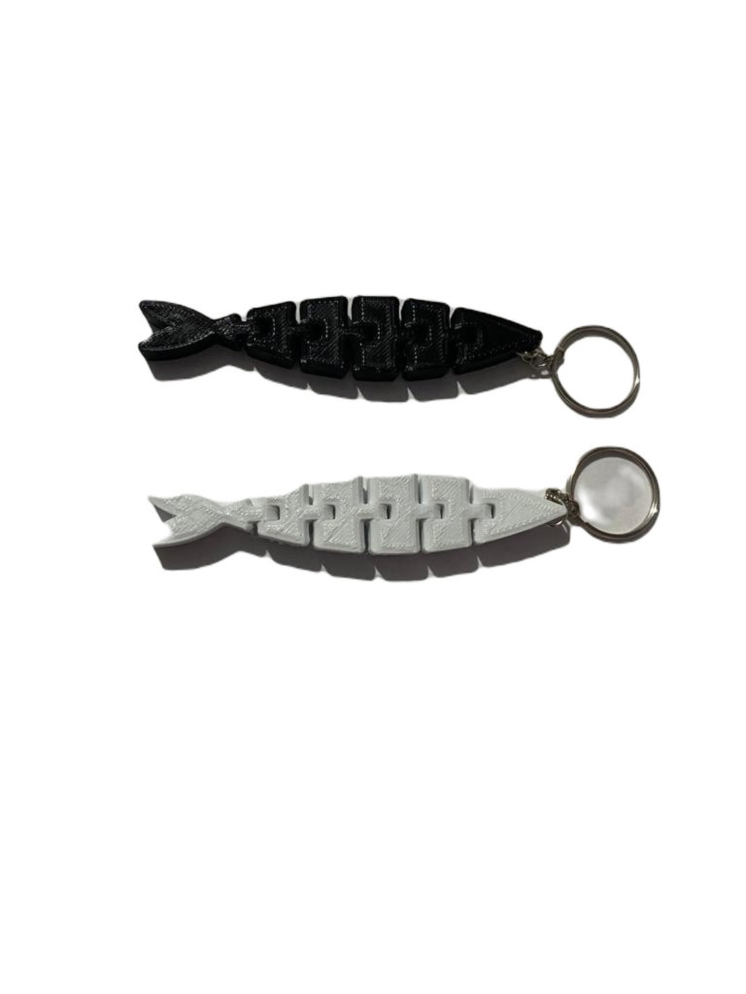 Fish Articulated Keychain Fidget Keyring Keychain Gift 3D Printed Under ...