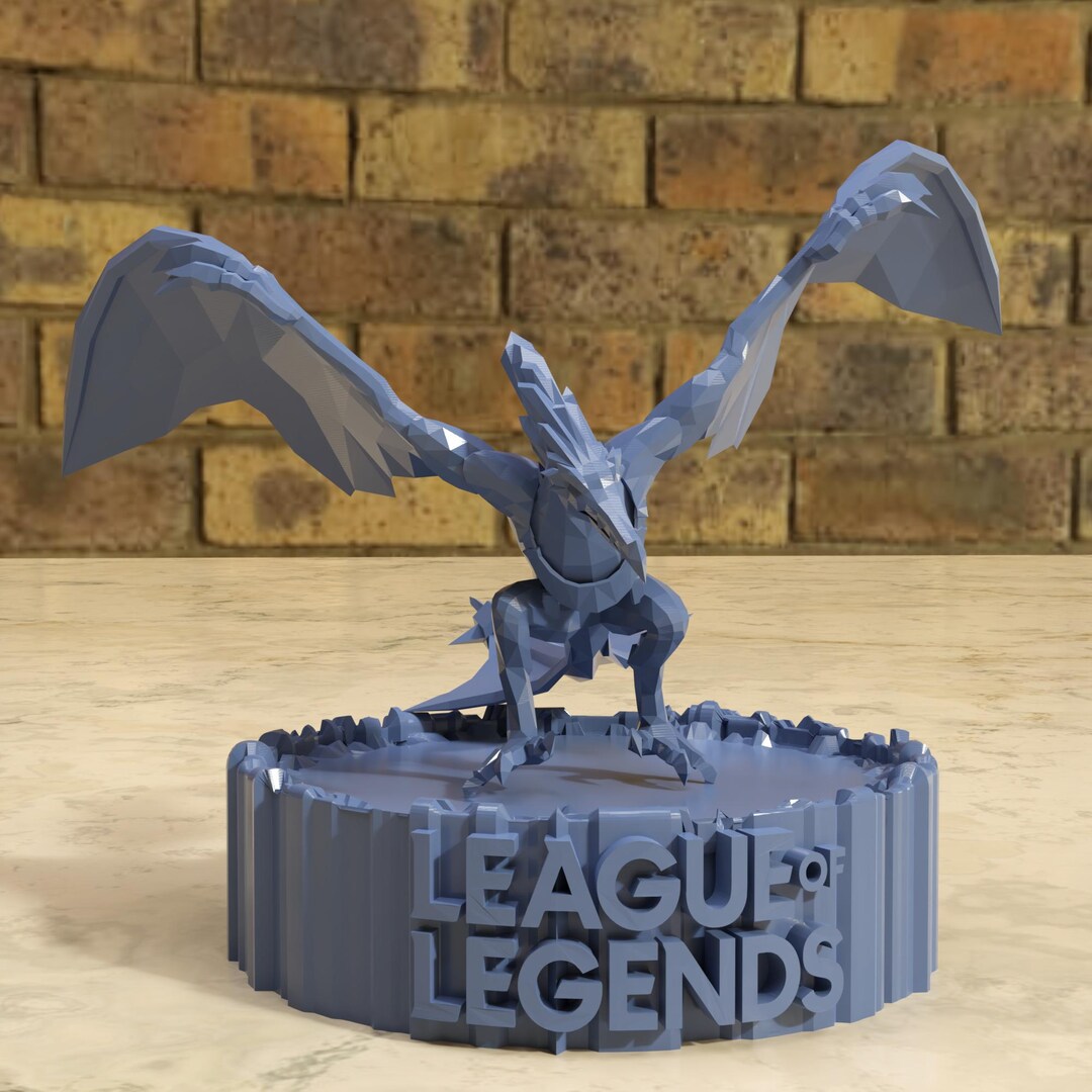 Prehistoric Anivia Figure, League of Legends Dinosaur Skin Statue ...