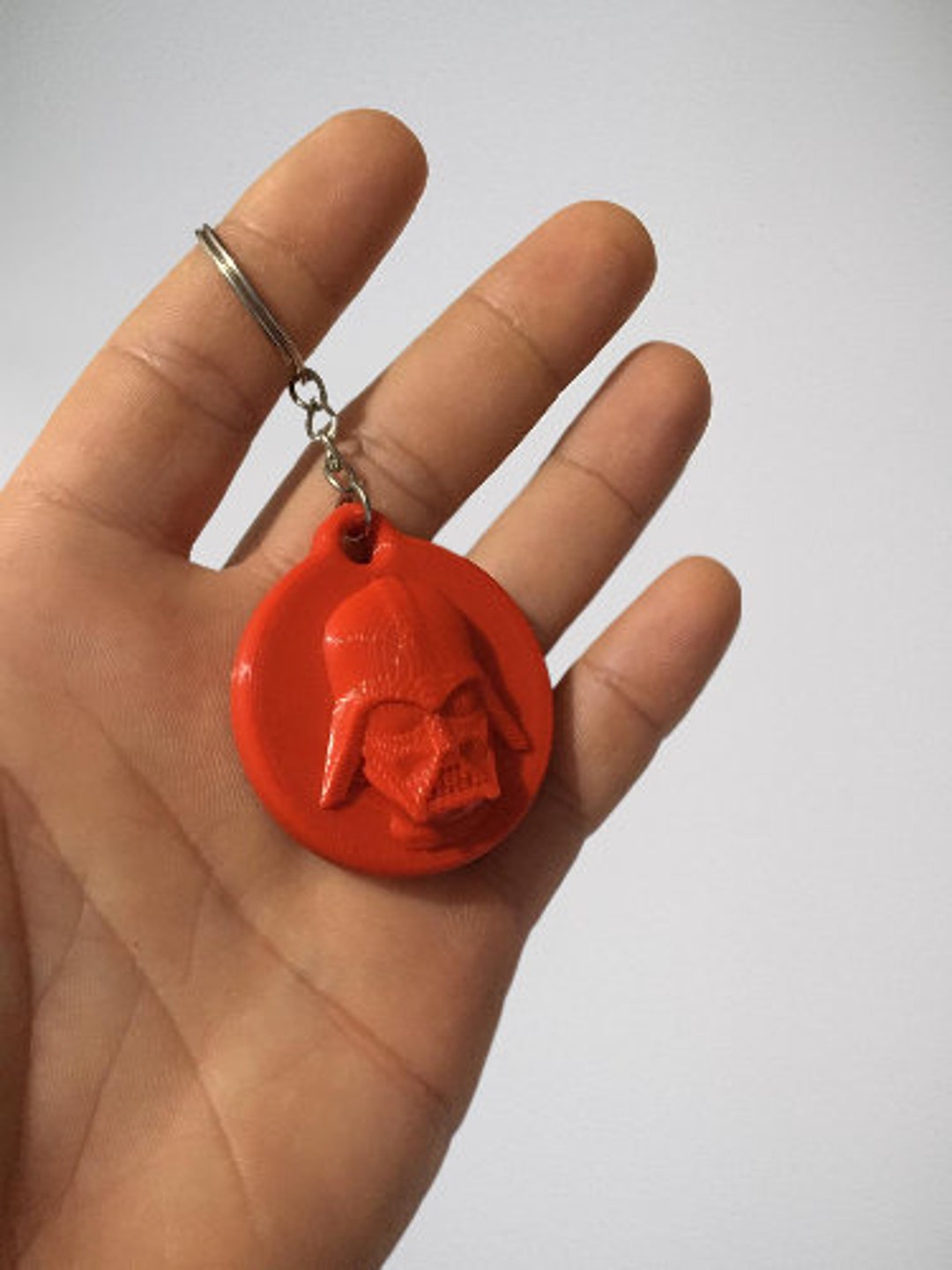 Darth Vader Keychain Dark Lord Keychain Star Wars 3D Printed Keyring ...