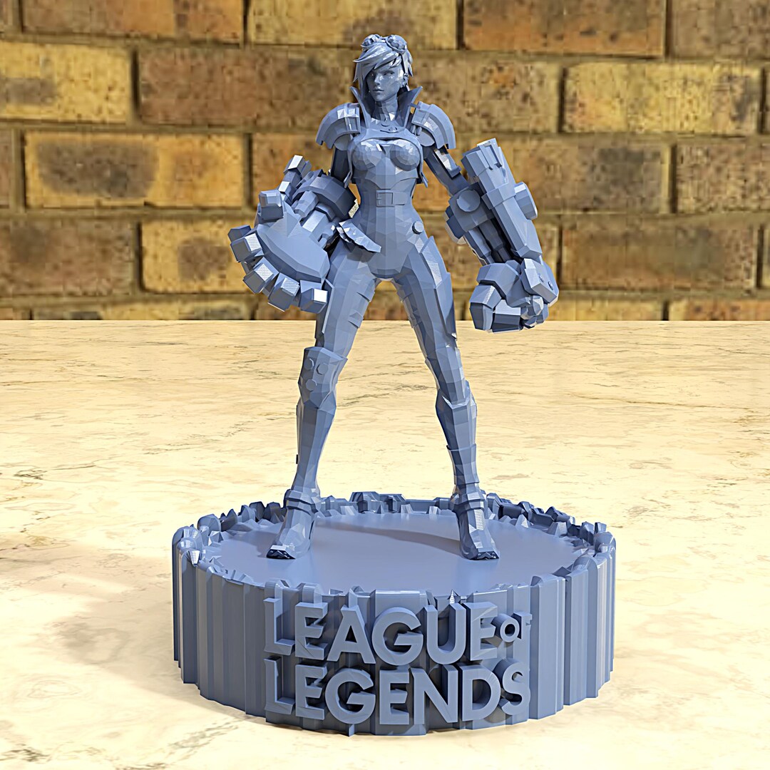 Vi Resin Figure, Custom League of Legends Statue, 3D Printed ...