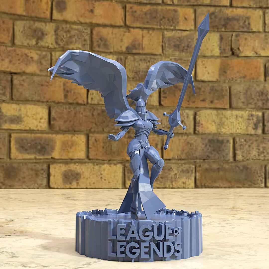 Kayle Resin Figure, Custom League of Legends Statue, 3D Printed ...