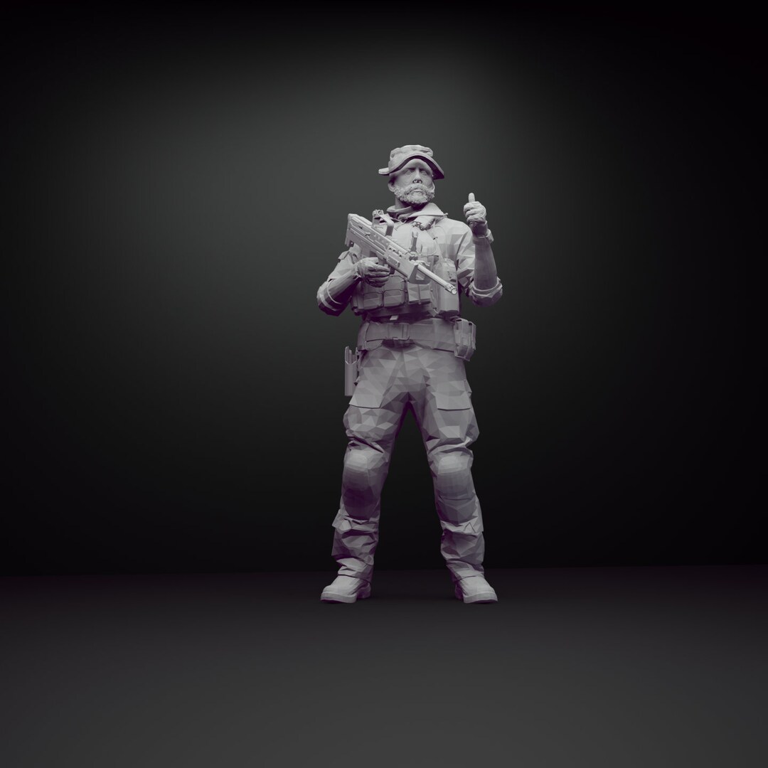 Captain Price Call of Duty Figure 28mm 32mm Tabletop Games Miniatures ...