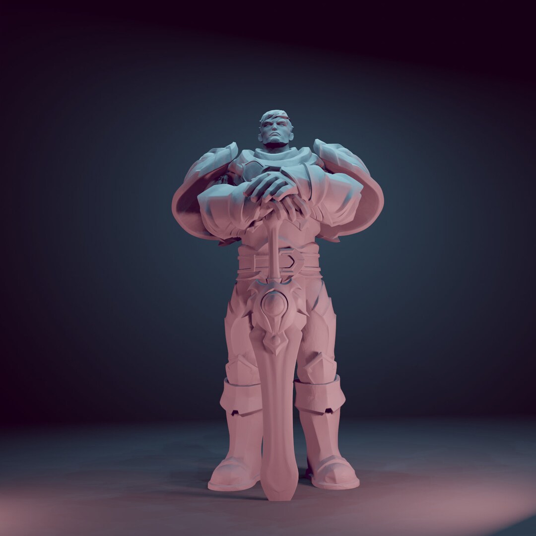 Garen League of Legends Figure - League of Legends Figurine - Lol - 3D ...