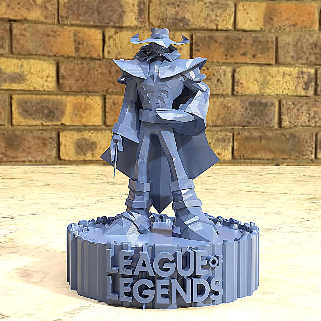 Twisted Fate Fan Art Figure, 3D Printed Statue League of Legends, Resin ...