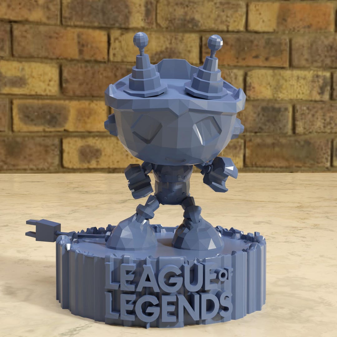 Sad Robot Amumu League of Legends 3D Printed Personalized Figure ...