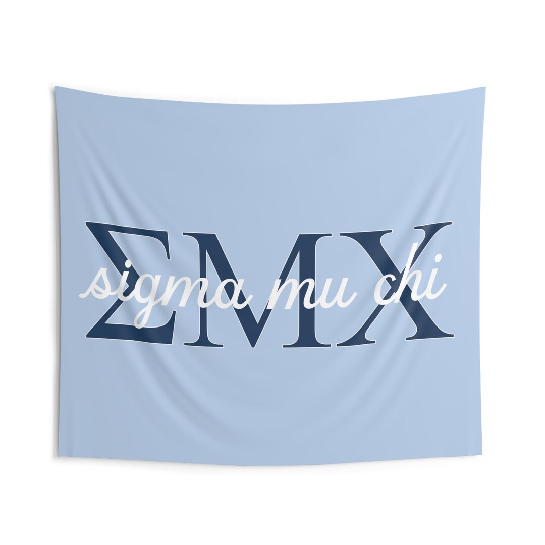 Saint Mary's College Sigma Mu Chi Tapestry | Better in Blue Co. - Etsy
