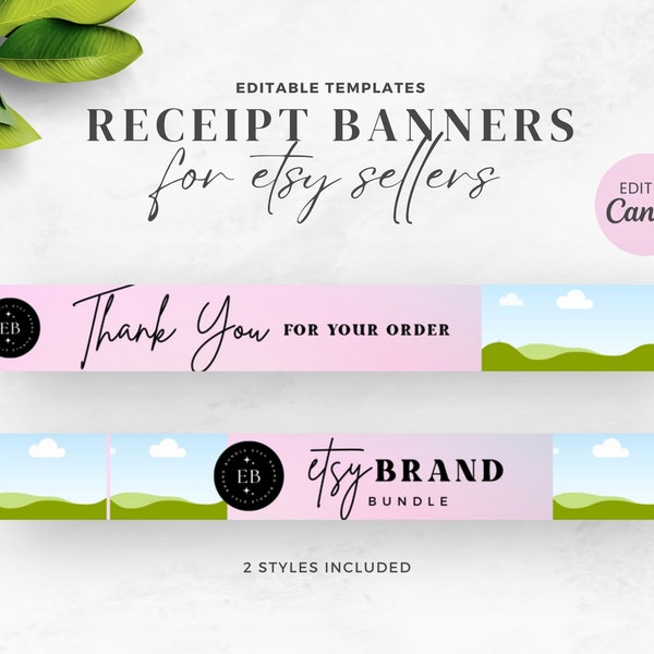 Etsy Shop Design Order Receipt Banner - Etsy Australia