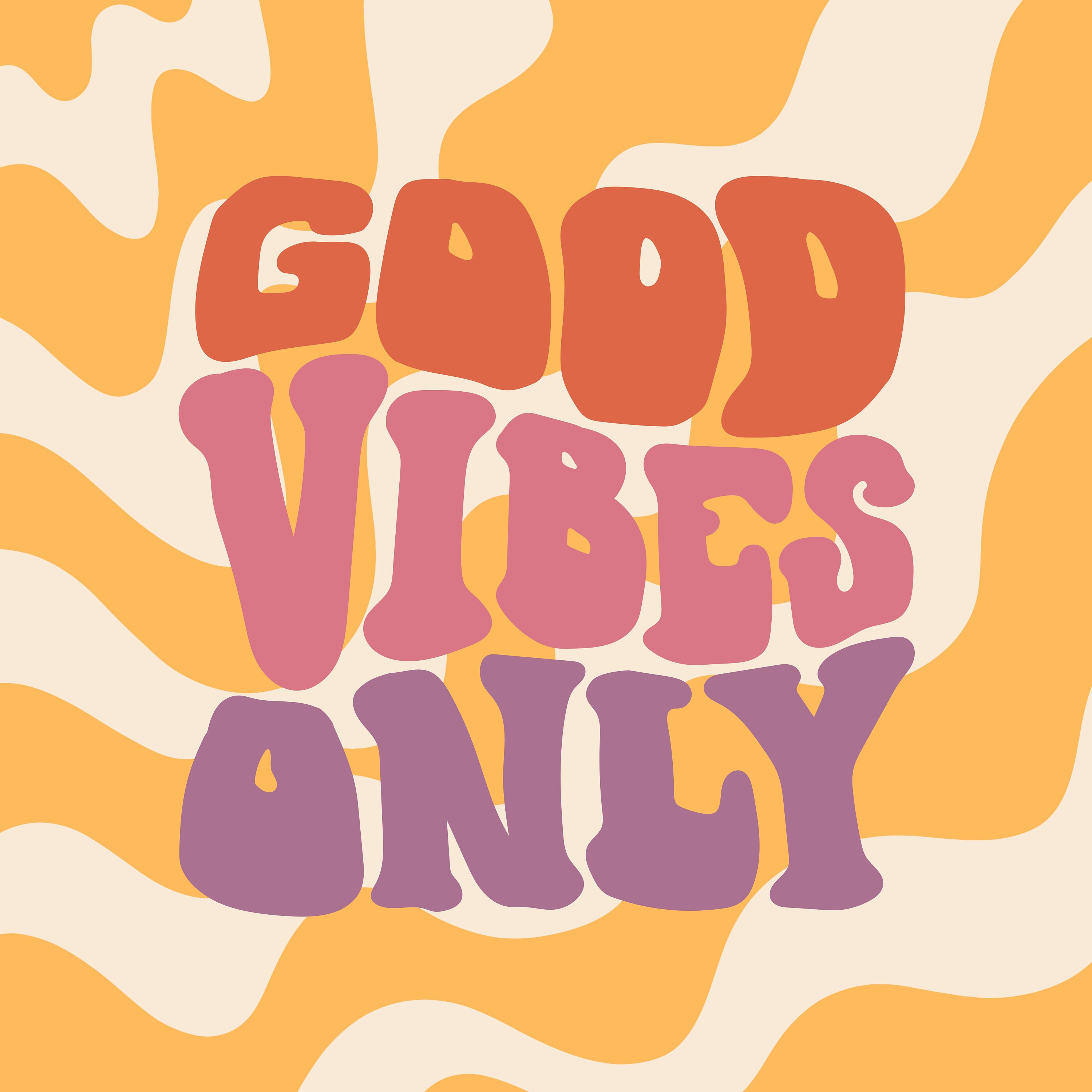Good Vibes Only Digital Download Art Print - Etsy
