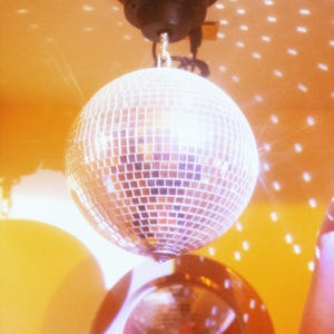 Groovy Yellow Disco Ball - Digital Download Art Print - Etsy