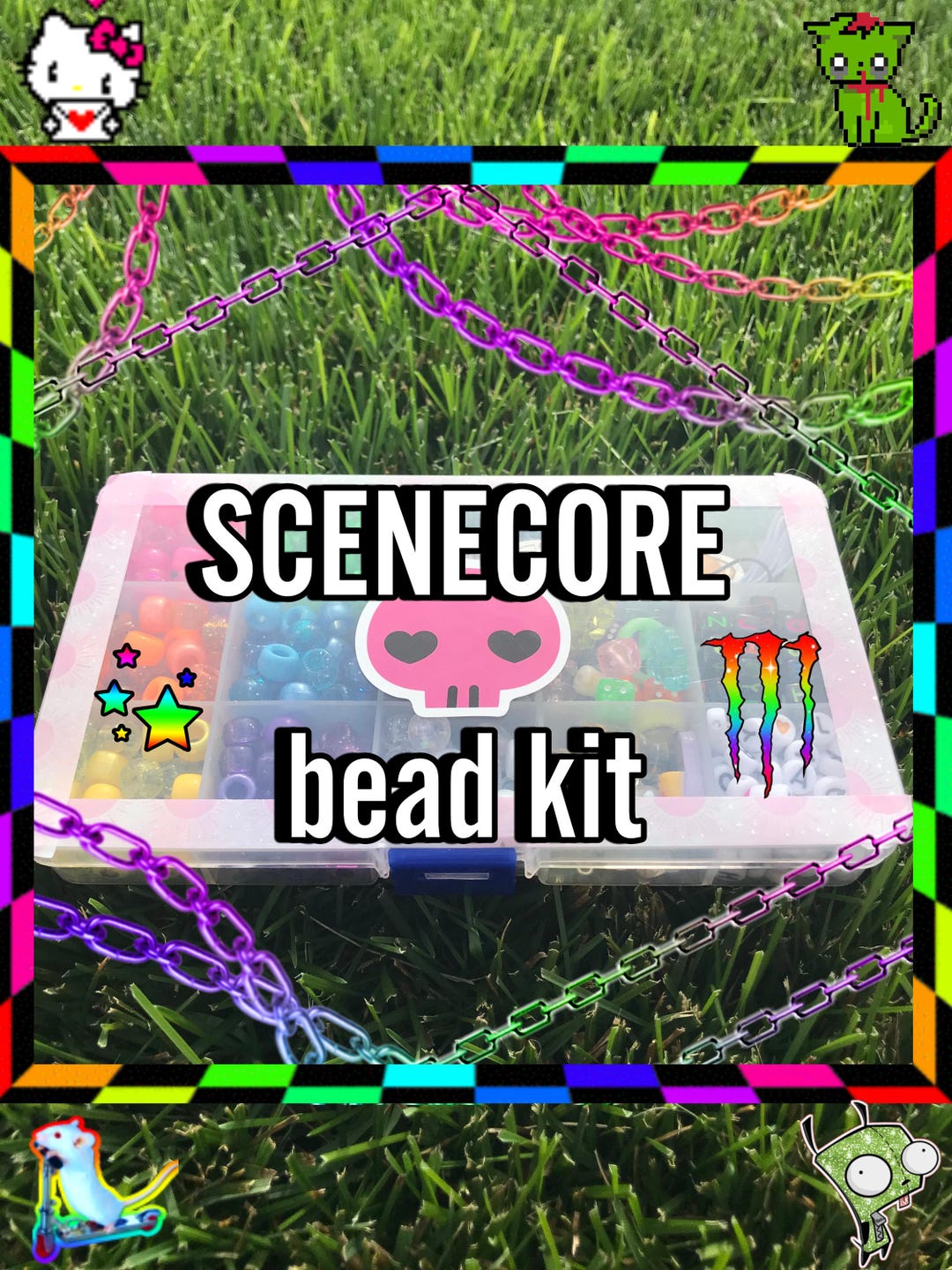Kandi Scenecore Bead Kit - Etsy