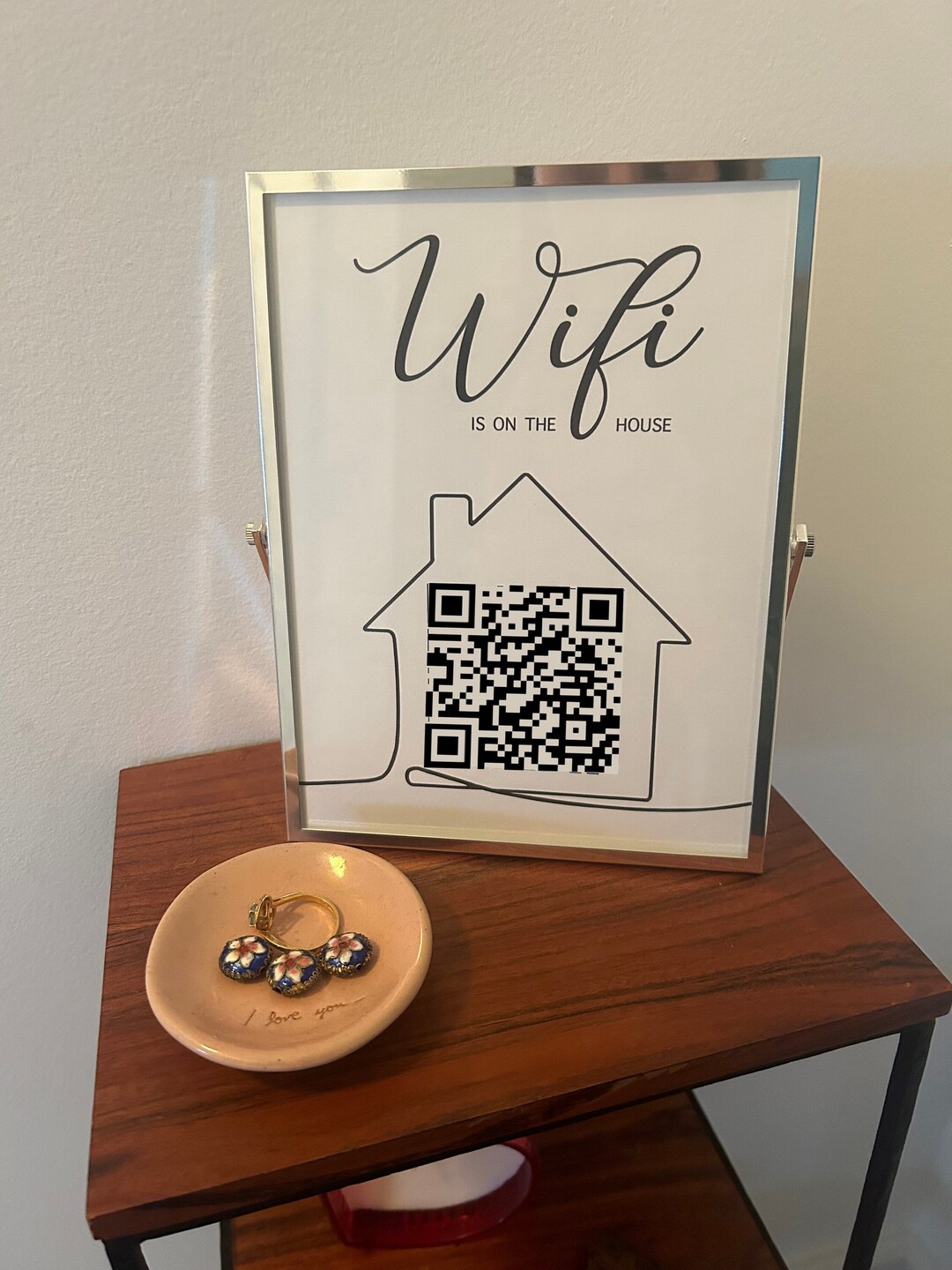 Digital Wifi Password Sign - Made-to-order Downloadable Home Decor - Etsy