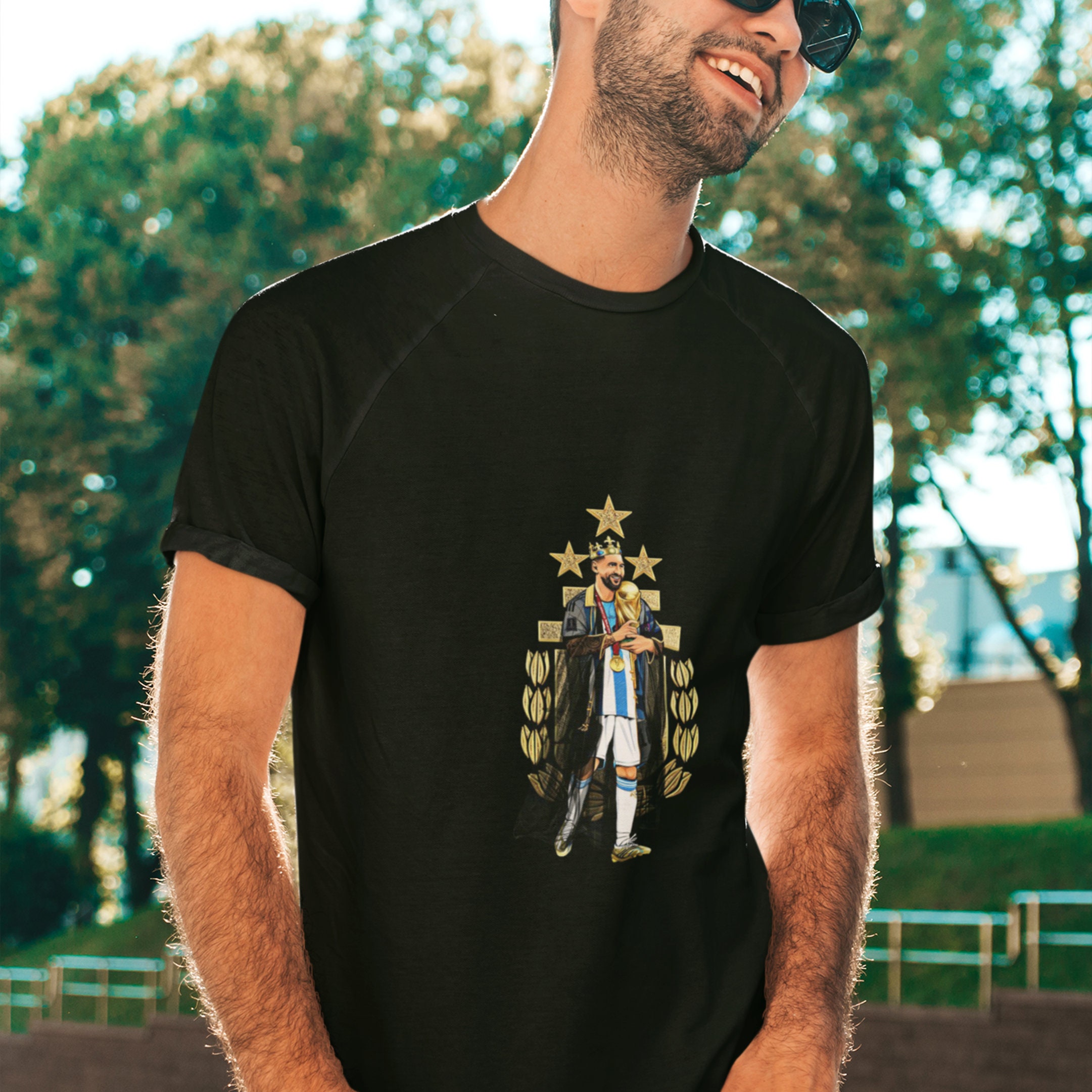 Lionel Messi Graphic T-shirt / Custom Lionel Messi Soccer Tshirt ...