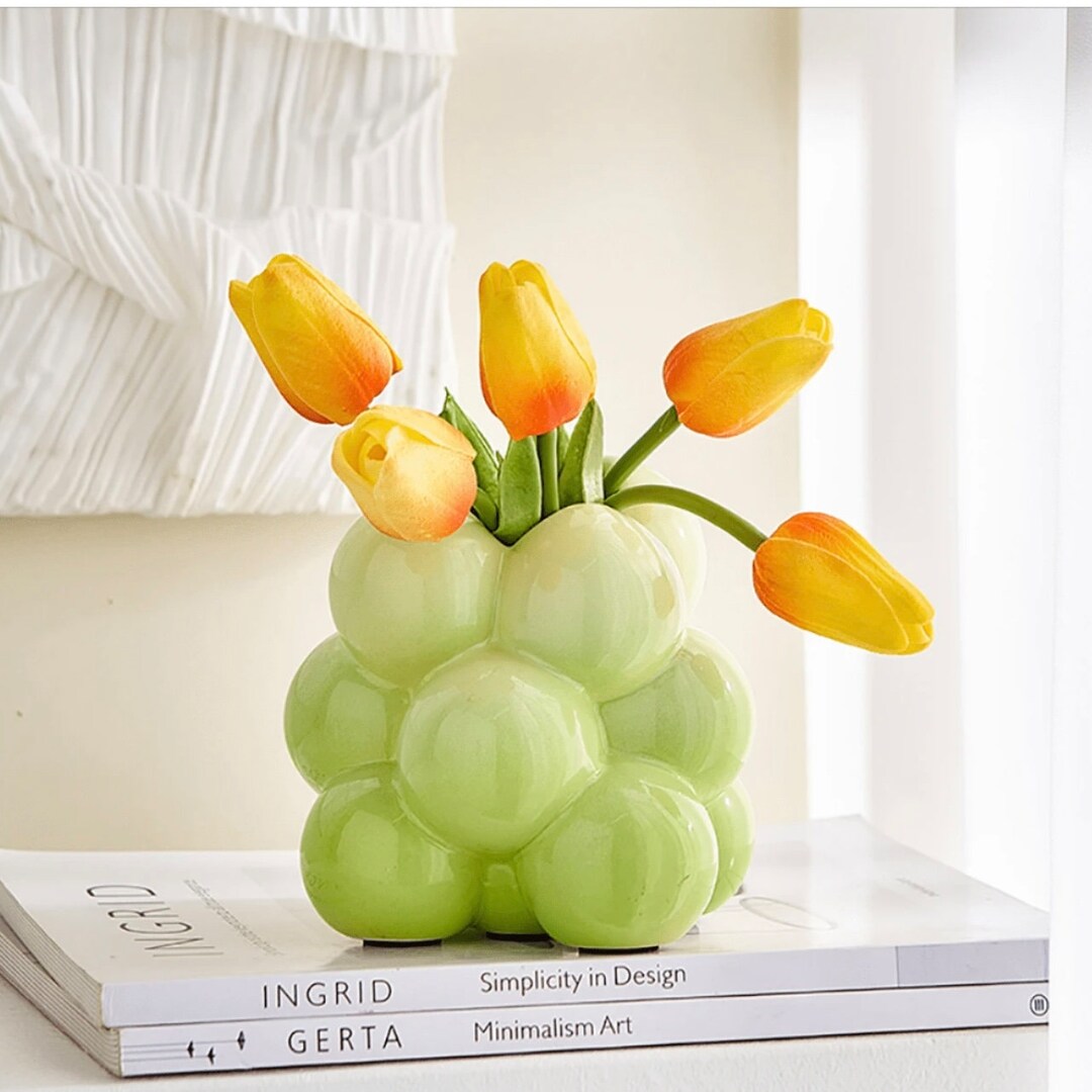Ceramic Grape Shaped Flower Vase Fruit Vase Grape Vase - Etsy