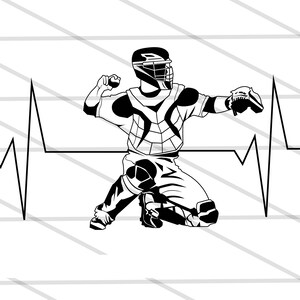 Baseball Catcher Svg Softball Catcher Svg Sublimation Print - Etsy