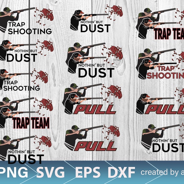 Trap Shooting Svg - Etsy