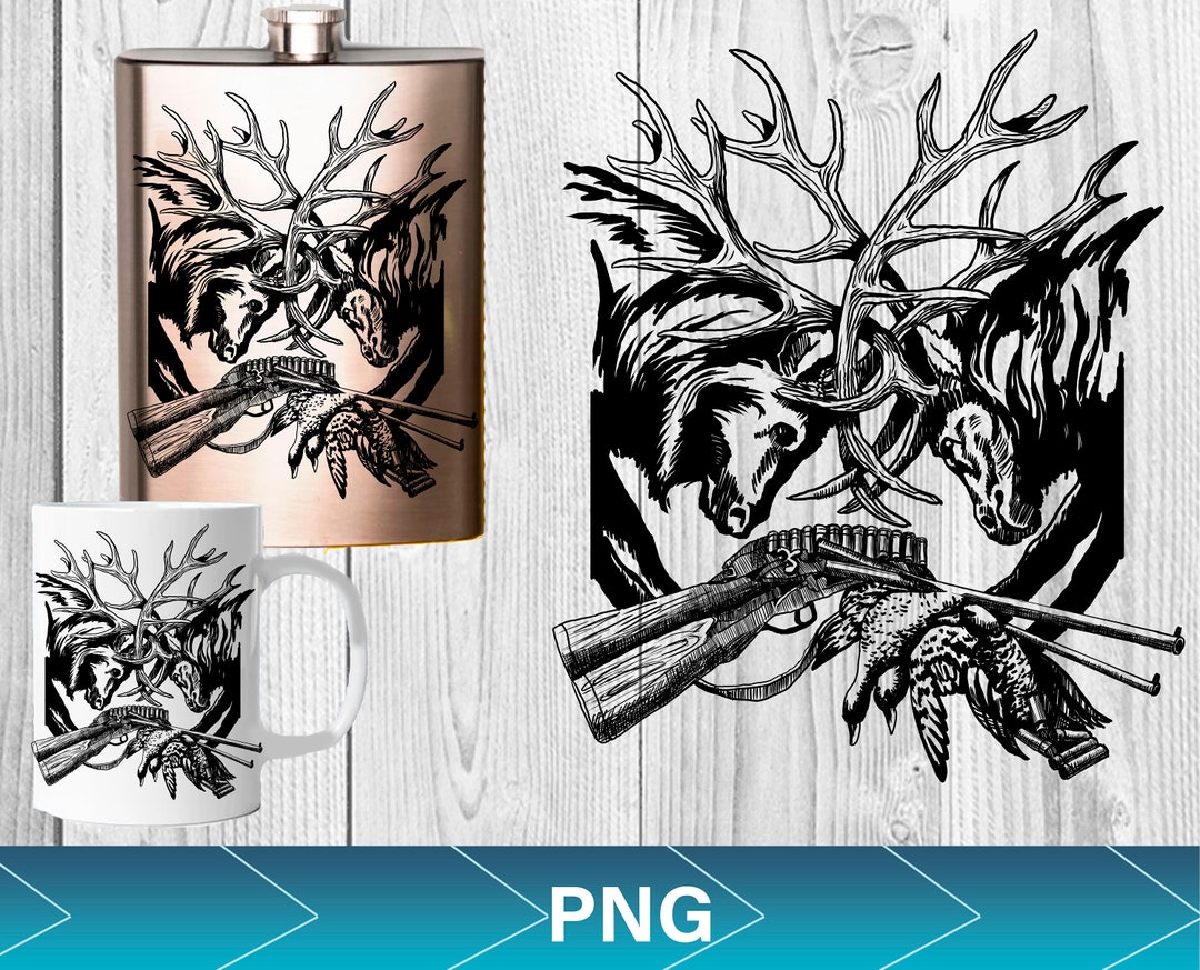 Hunting Png Hunting Deer Png Sublimation - Etsy