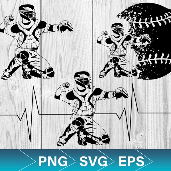 Softball Catcher - Etsy