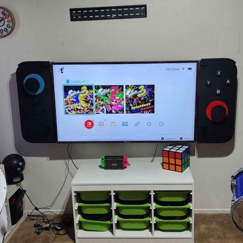 Nintendo Switch Tv Frame - Etsy