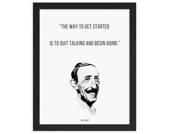 Walt Disney Mickey Mouse Quote ART PRINT Nursery, Gift, Wall Art, Home ...