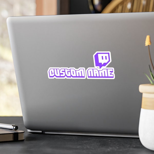 Twitch Name Stickers - Etsy