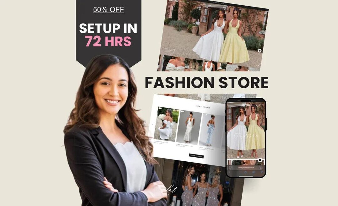 Clothing Brand Website in 72 H, Complete Fashion Store Setup, Luxury ...