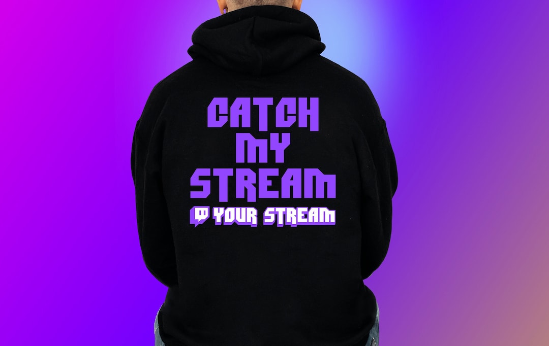 Custom Twitch Hoodie for Streamers Twitch Channel Name Gifts. - Etsy