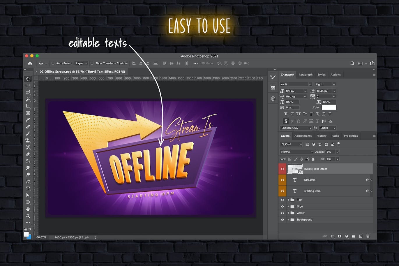 Twitch Gamer Overlay, Editable Twitch Alerts, Banners, Screens, Live ...