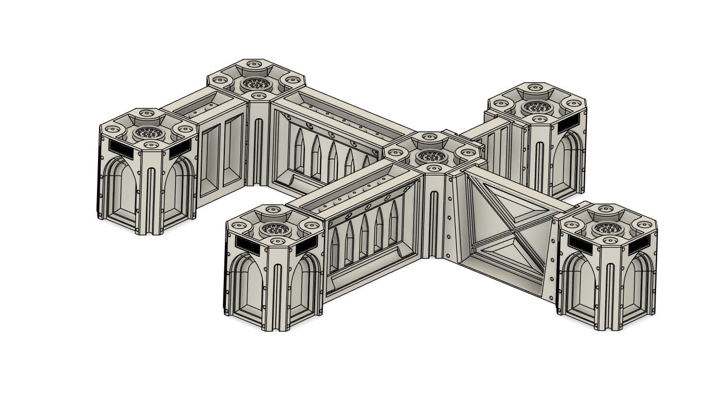 3D Printable Zone Mortalis Compatible Terrain - Etsy
