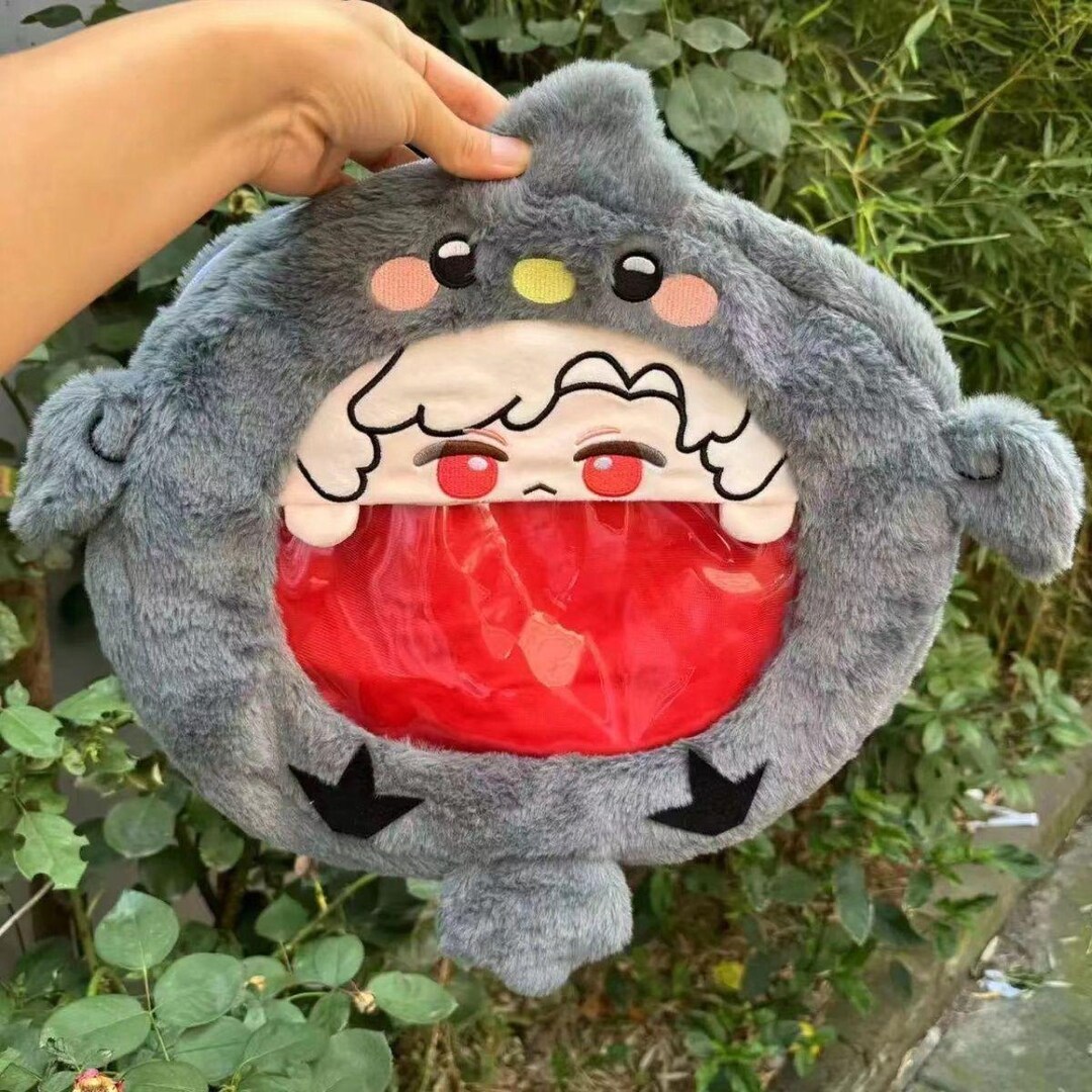 Love and Deepspace Sylus Grumpy Crow Furry Ita Bag/diy Pin Display Bag ...