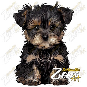 Yorkie Poo SZ 23.1 - PNG Sublimation Design - Digital Character ...