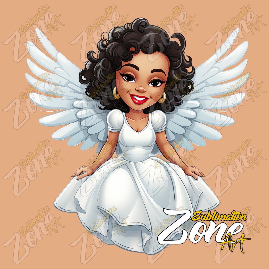 Angel Bella 23.2 - PNG Sublimation Design - Digital Backdrop - Digital ...
