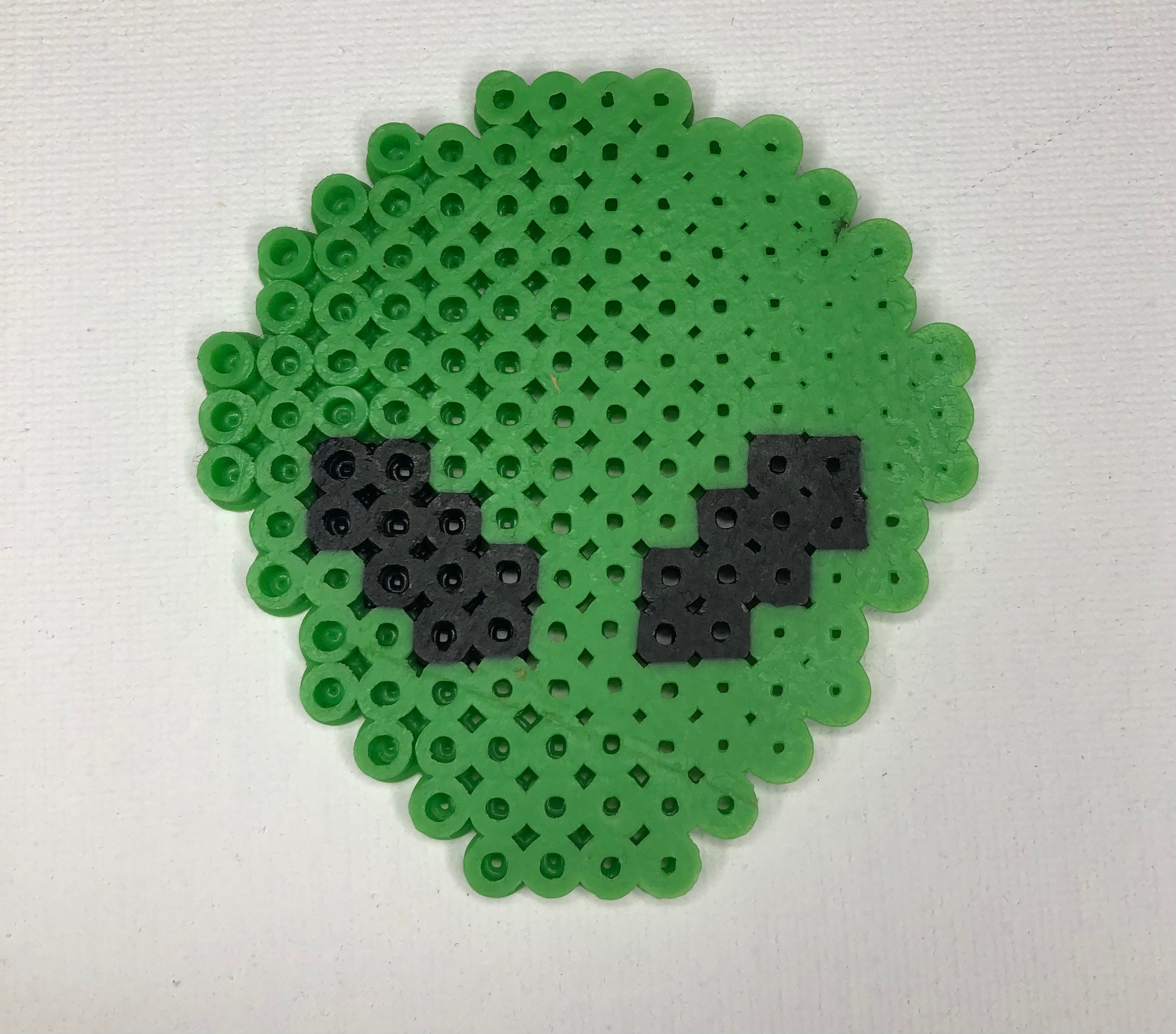 Alien Perler Bead 3x3 Inches - Etsy