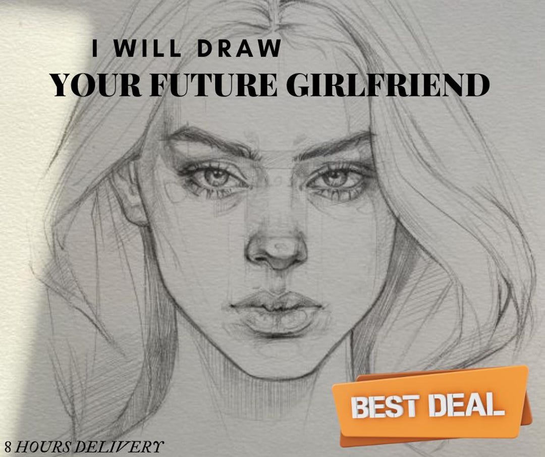 Psychic Future Girlfriend Drawing, Soulmate Reading (digital Product ...