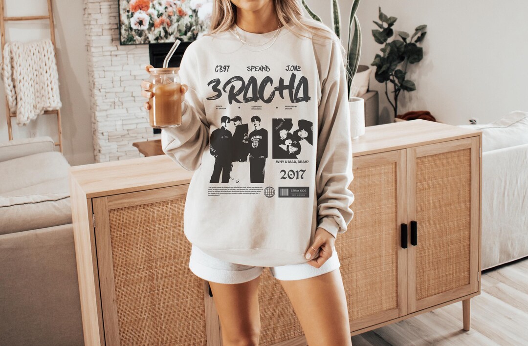 3racha Vintage Sweatshirt, 3racha Shirt, Stray Kids Concert Sweatshirt ...