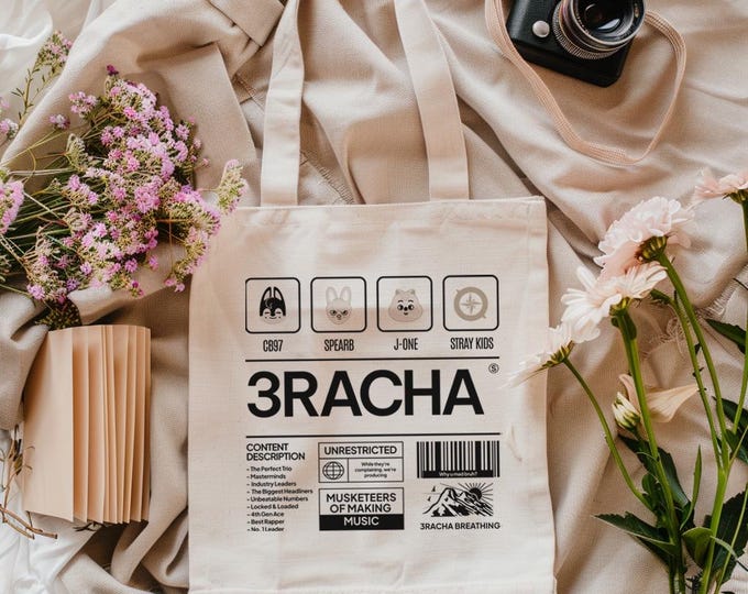 3racha Kpop Tote Bag: Stray Kids Fan Merch - Etsy