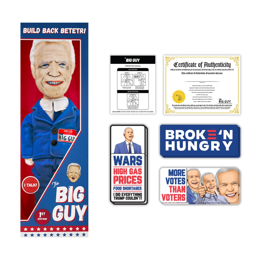 The Big Guy - Funny Joe Biden Doll - Etsy