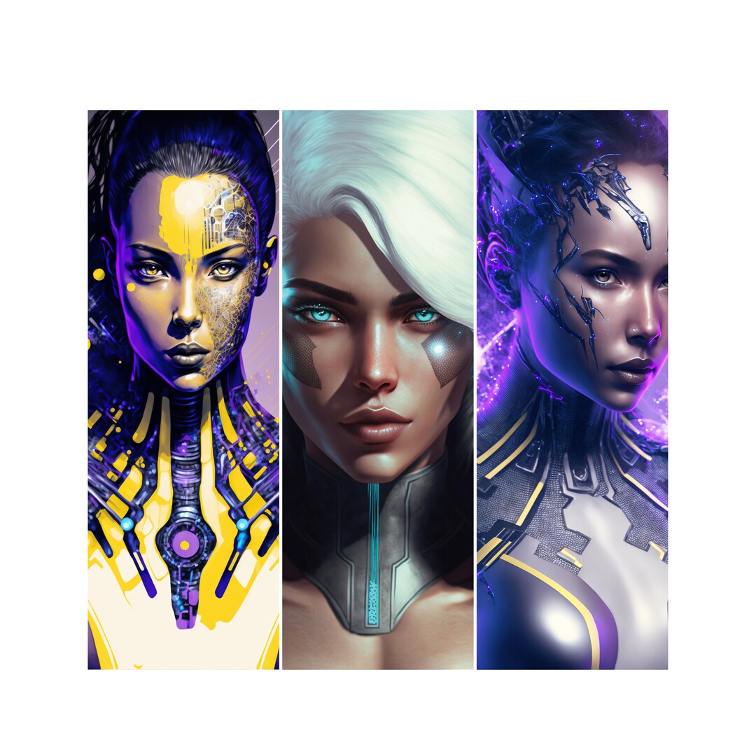 3 Cyberpunk Prints Digital Art Digital Print Digital Download High ...