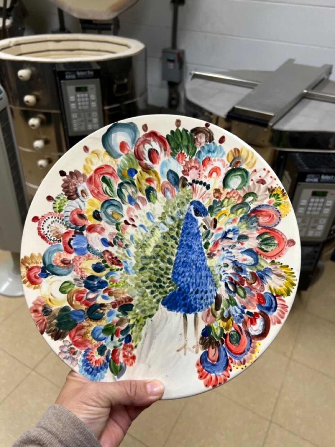Pavao (peacock) Dinner Plate - Etsy