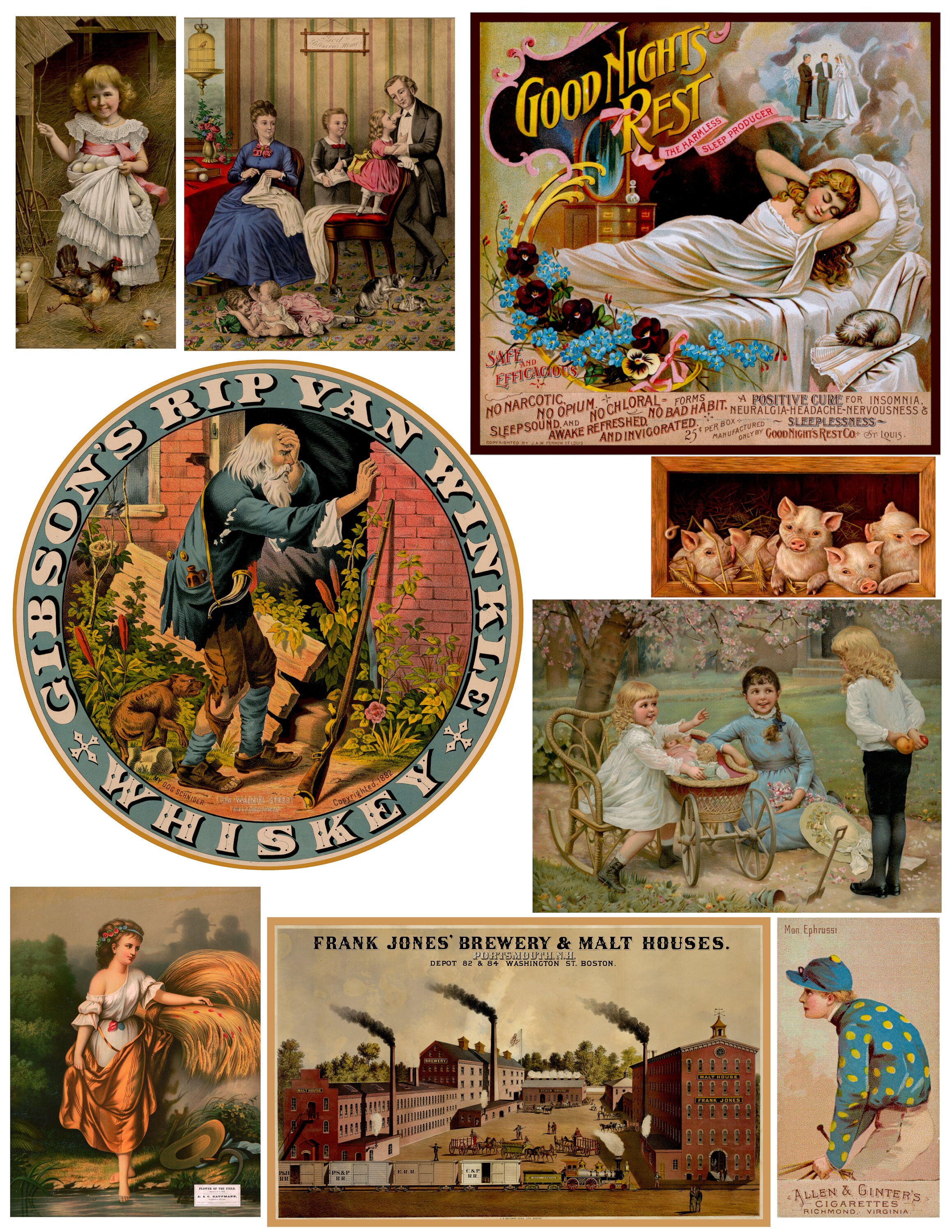 Massive Victorian DIY Ephemera Scrapbook Kit With 157 Pcs of Victorian ...