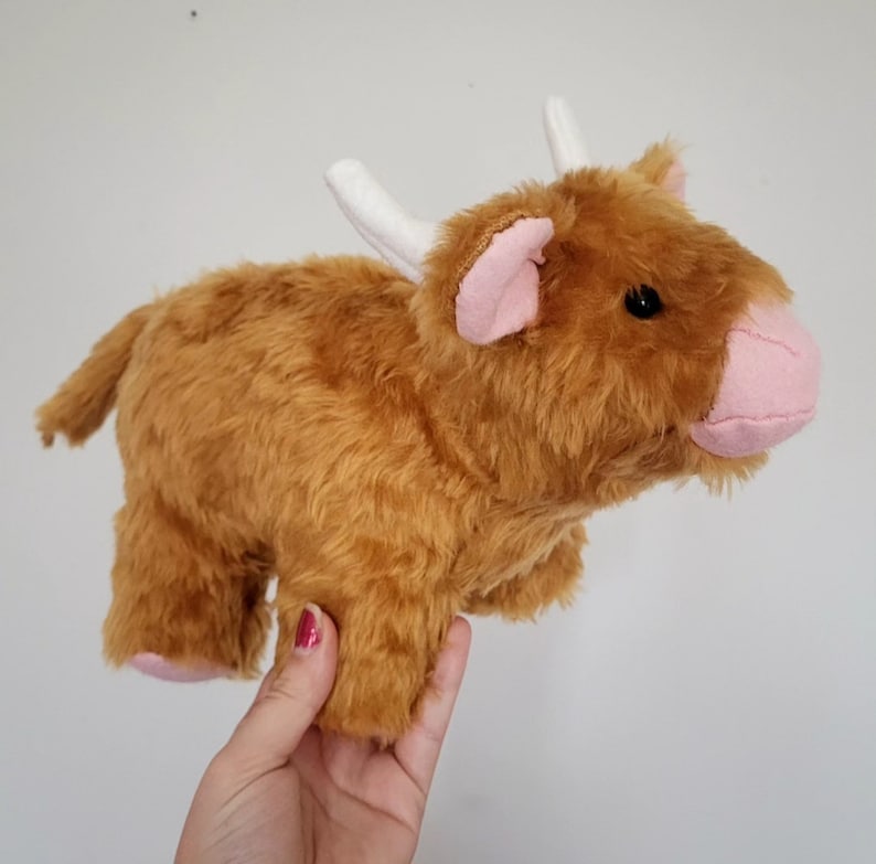 Highland Cow Teddy - Etsy