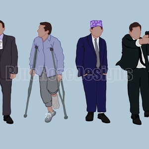 The Different Michael Scott Characters From the Office Downloadable ...