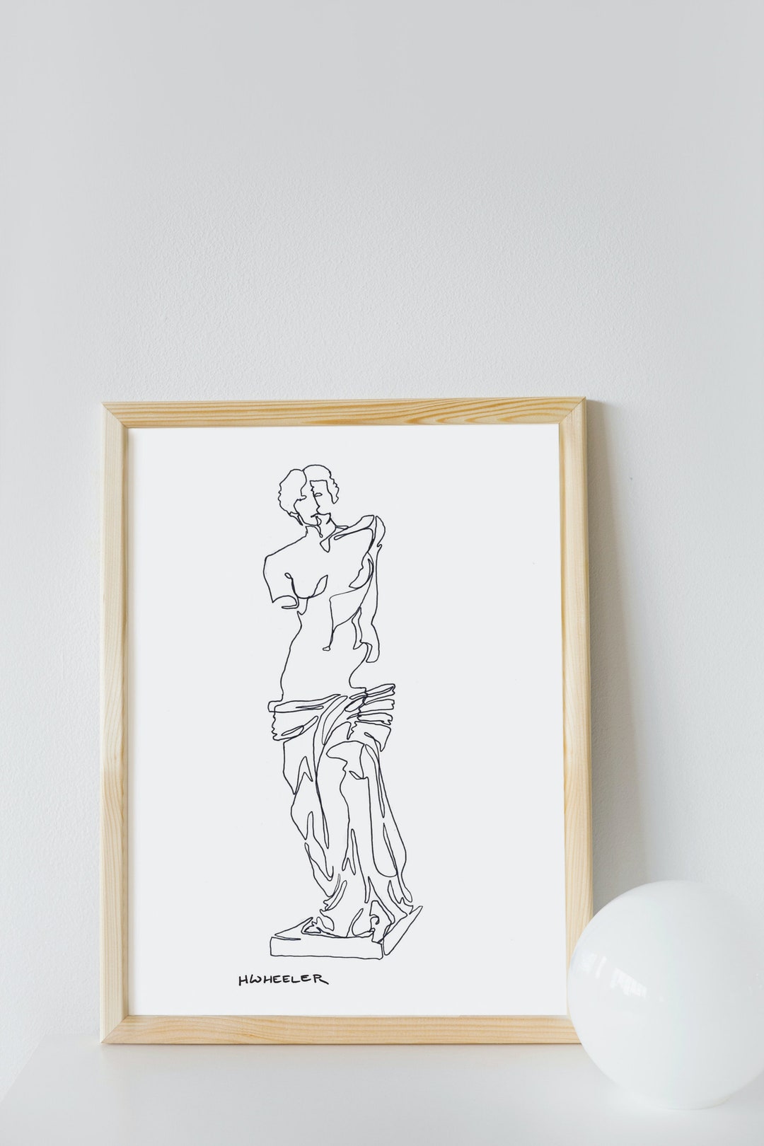 Line Art Persephone Goddess of Love and Beauty - Etsy