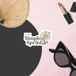 The Simple Sprinkle Logo Sticker | Bubble-free Sticker - Etsy