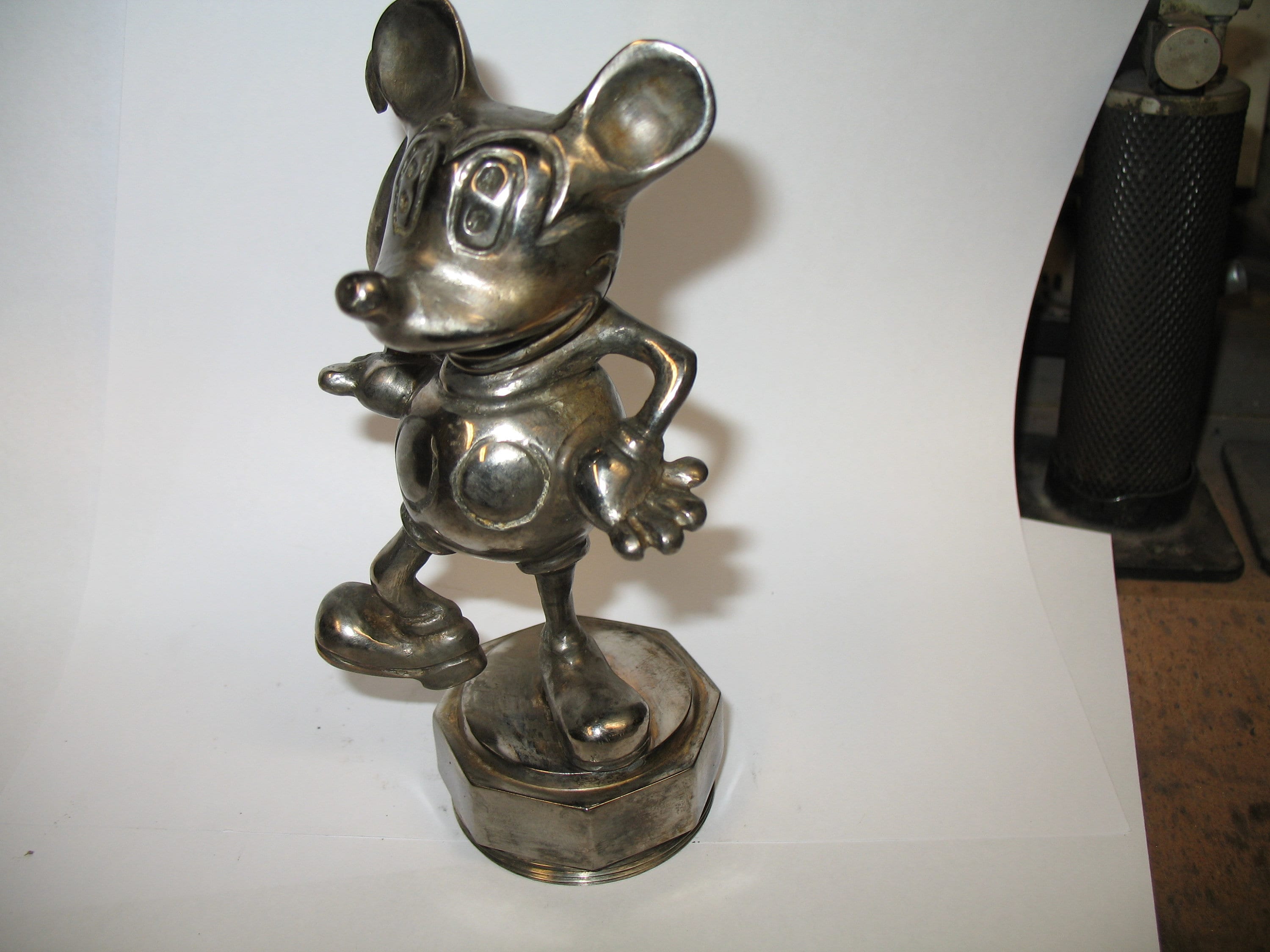 DISNEY MICKEY MOUSE Automobile Mascot Radiator Cap 1920s Model T Ford ...