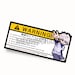 Anime Warning Sticker, Hunter, Airbag Warning Sticker, Visor Anime ...